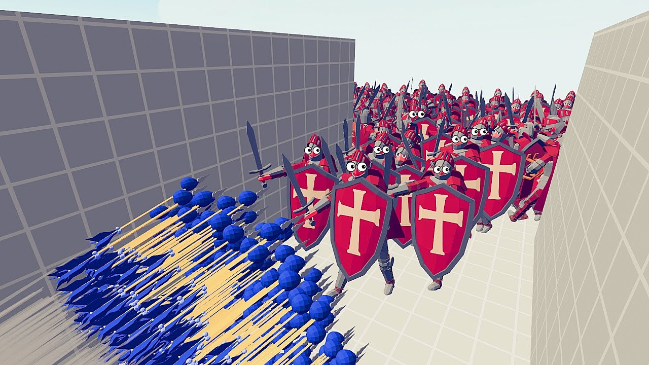 100X ALL SHIELD UNITS vs ALL OVERPOWERED UNITS | TABS - Totally ...