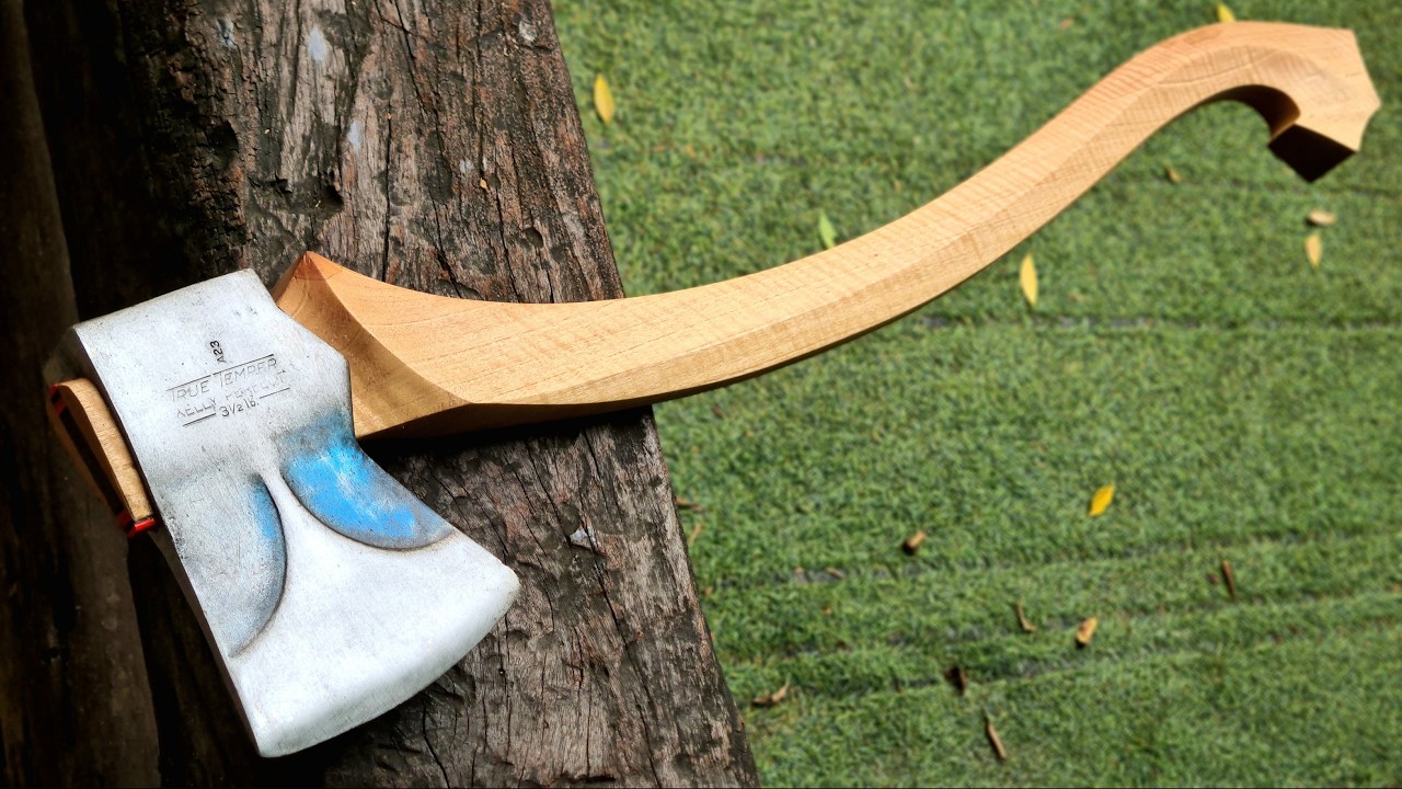 The most curved axe handle we've ever made for Kelly Perfect Jersey axe ...