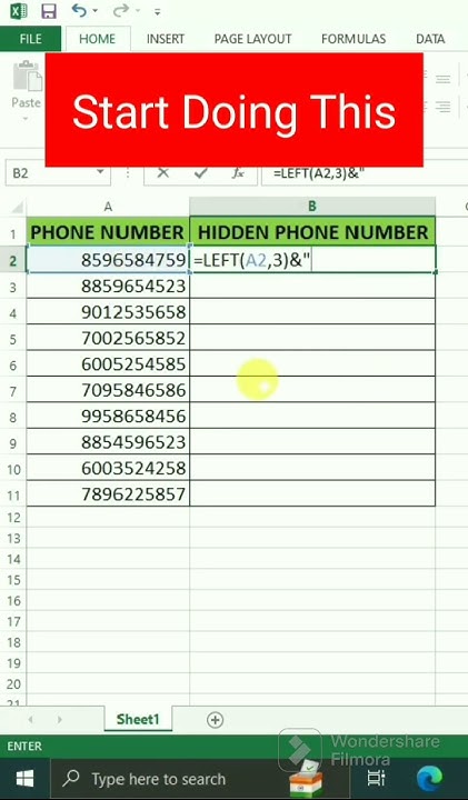 Excel Formulas Excelformulahacks Exceltutorial Excelformulas Excelfunctions Shorts