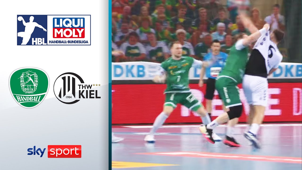 SC DHfK Leipzig - THW Kiel | Highlights - LIQUI MOLY Handball ...