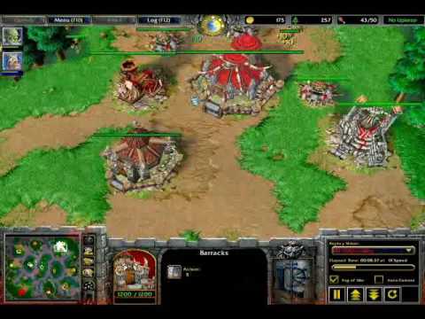 WarCraft 3 Grand Final WCG 2008 MyM.Grubby vs MyM.Moon (Secret Valley ...