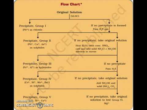 Flow Chart of Salt Analysis - YouTube