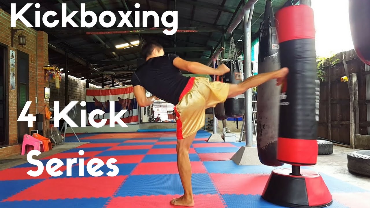 Kickboxing 4 Kick Sequence - YouTube