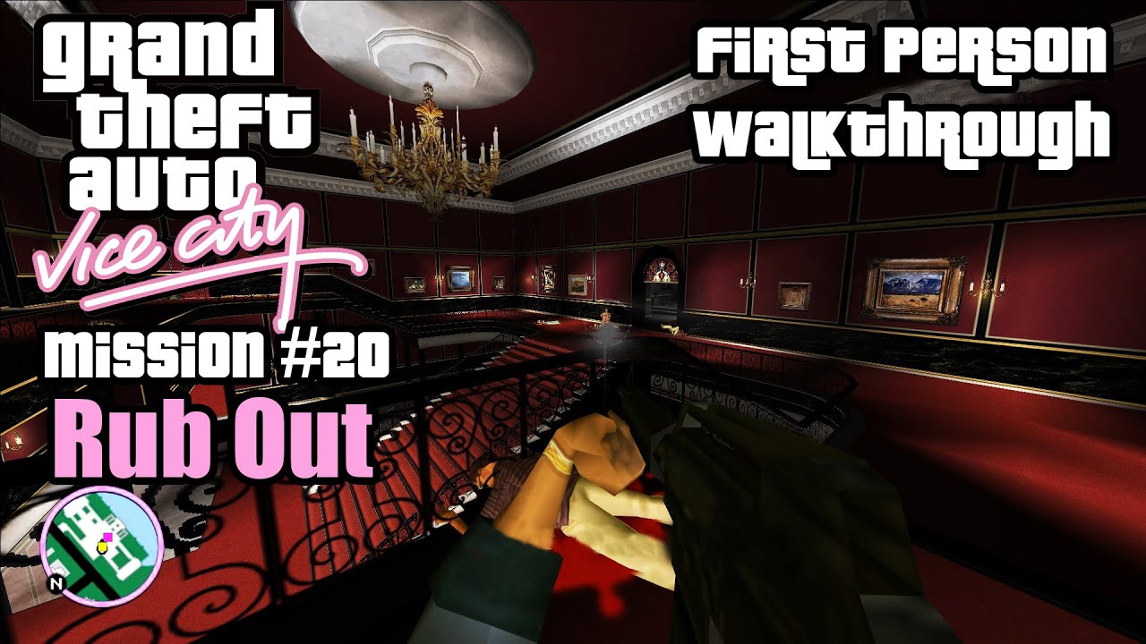 GTA Vice City First Person - Rub Out (Mission #20) - YouTube