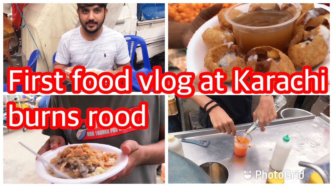 First food vlog at Karachi burns rood / babar foods vlog - YouTube