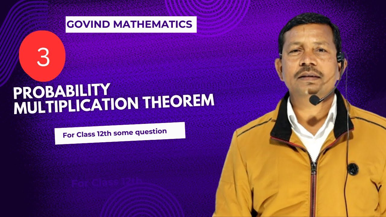 Probability some question on multiplication theorem of probability ...