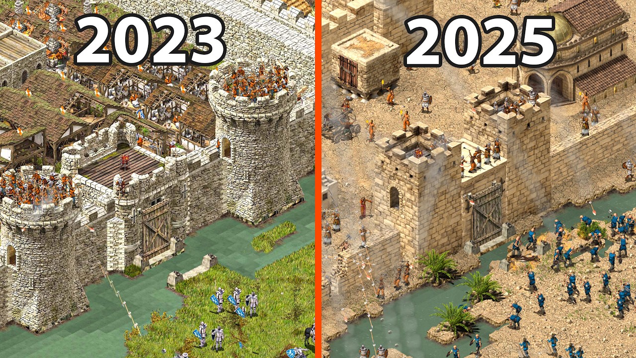 Stronghold Definitive Edition vs Stronghold Crusader Definitive Edition ...