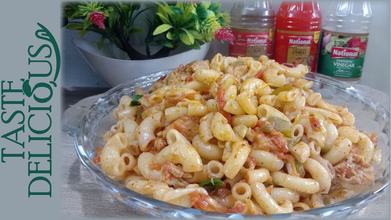 How to make chicken Macaroni | Quick and delicious macaroni recipe by ...
