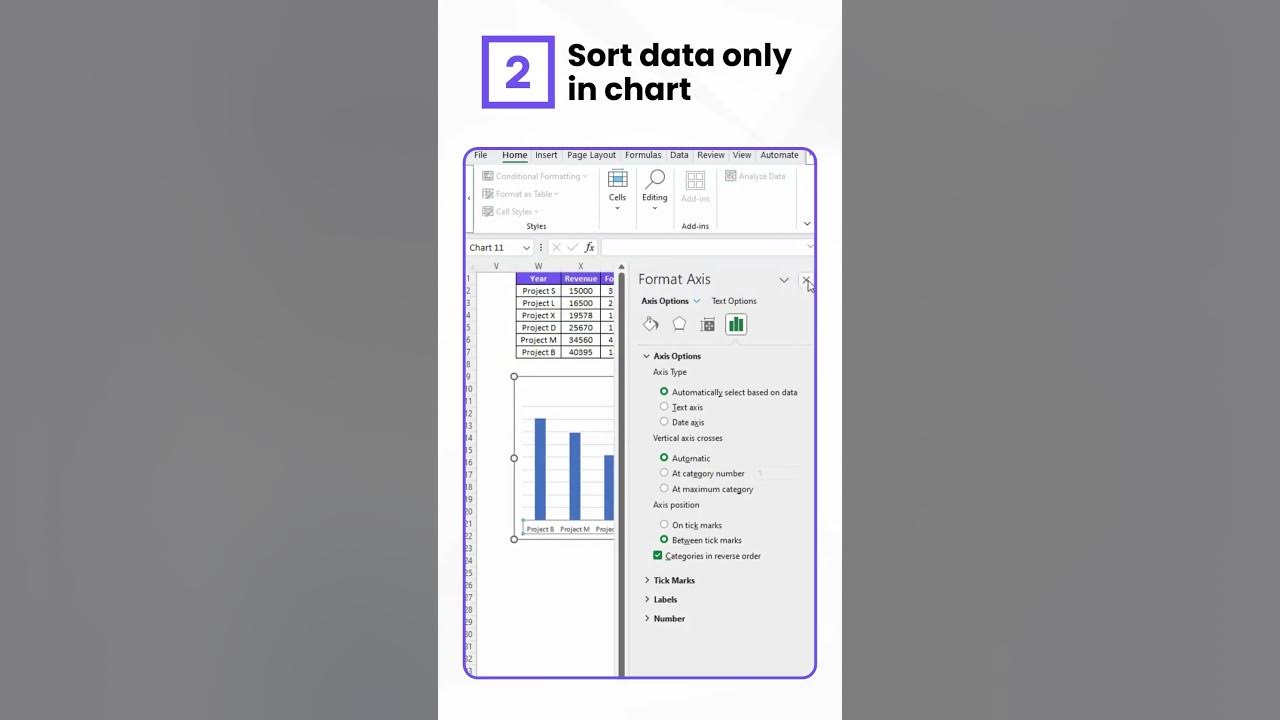 Sort Your Excel Charts Effectively By Descending or Ascending Order - Tutorial By Ajelix #excel ...