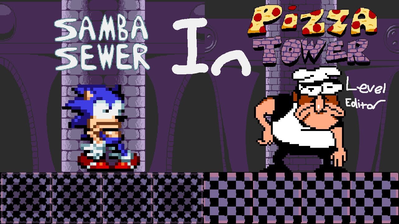 Samba Sewer but in the Pizza Tower Level Editor - YouTube
