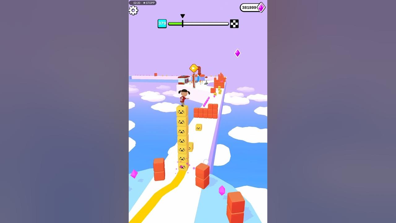 Wir spielen Cube surfer - YouTube