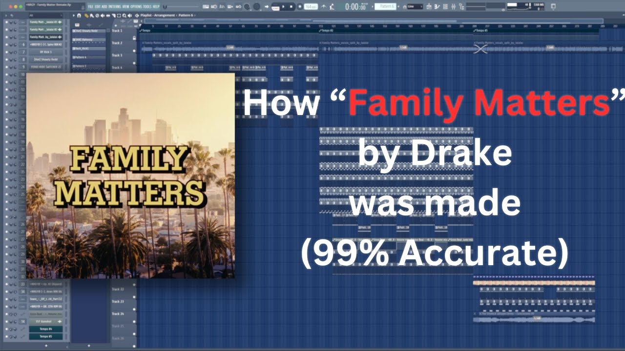 [free flp] How "Family Matters" by Drake was made (99% Accurate) - YouTube