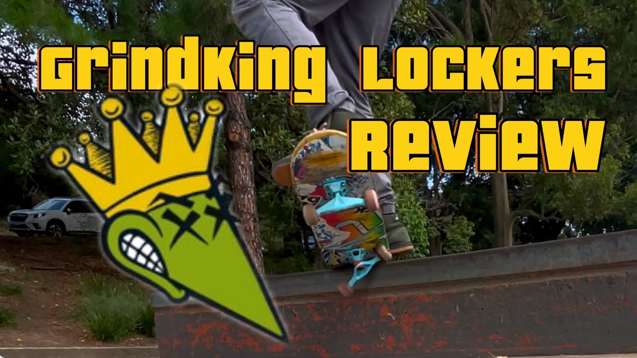Grind king Locker review turns into a crooked grind battle - YouTube