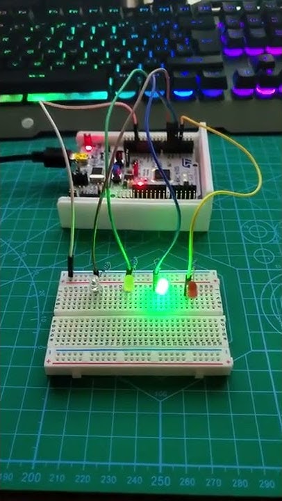 Leds On Stm32 Nucleo F446re Youtube