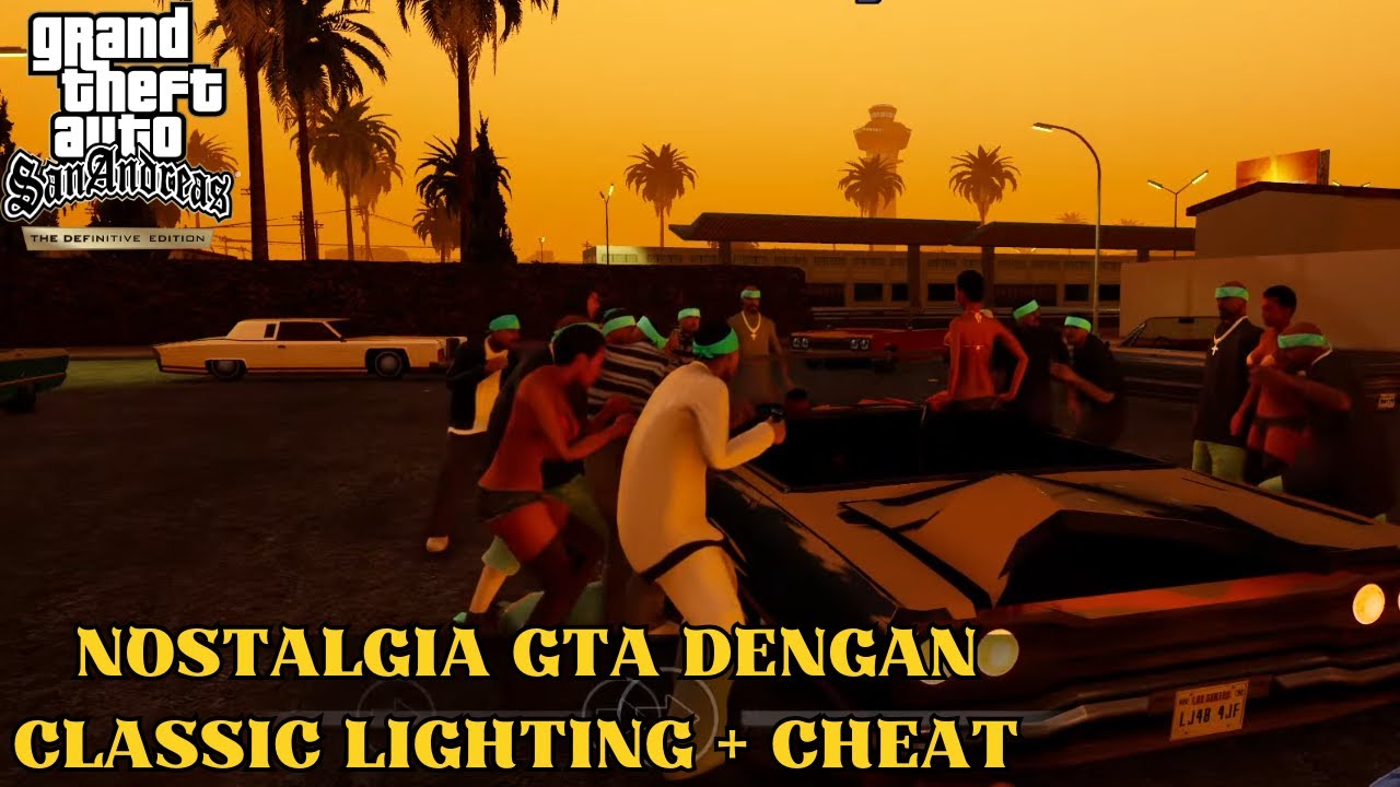 MENCOBA GTA SAN ANDREAS UPDATE GRAFIK CLASSIC LIGHTING - YouTube