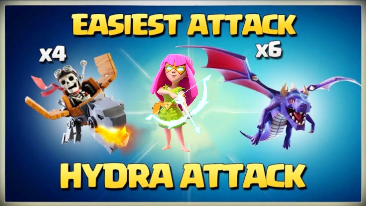 Hydra Clone Attacks😱 | Powerful Strategy |Th16 best strategy | Th15 ...