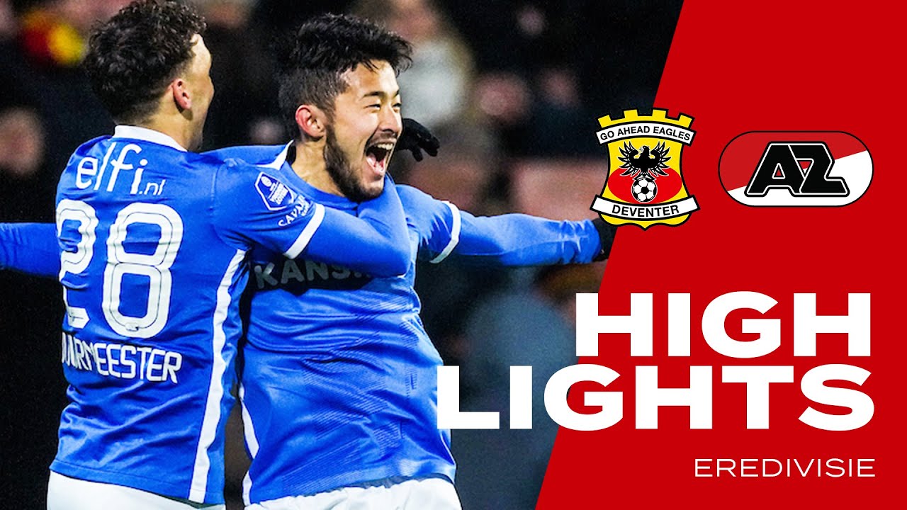 😍 𝗙𝗶𝗿𝘀𝘁 𝗴𝗼𝗮𝗹 𝗗𝗷𝗼𝗿𝗱𝗷𝗲 & 𝗬𝘂𝗸𝗶 𝗼𝗻 𝗳𝗶𝗿𝗲! | Highlights Go Ahead Eagles - AZ ...