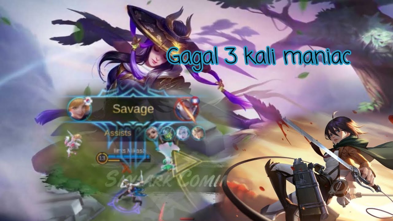 Build Baru Mikasa 미카사 Baru coba Build langsung Savage - YouTube
