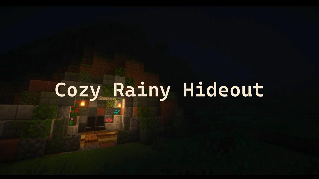 【ASMR】 Cozy Mountain Cave Night 🌿 Minecraft Sleep Ambience (6H) - YouTube