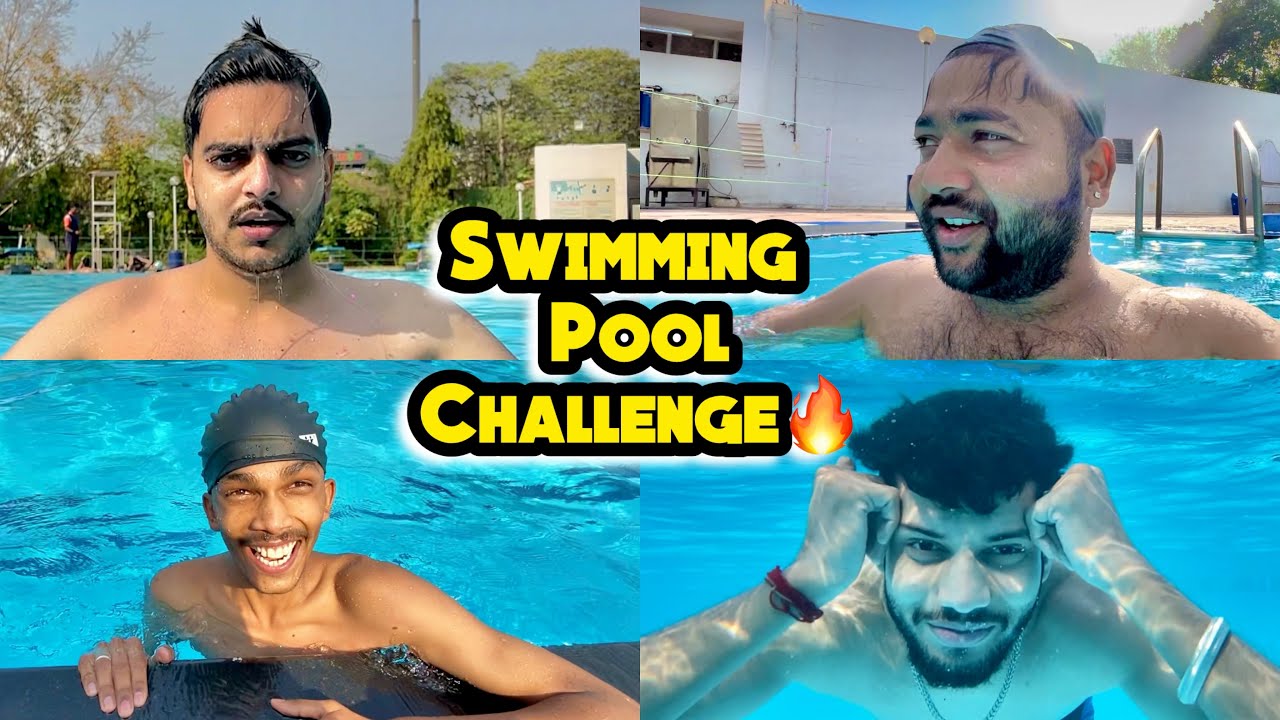 SWIMMING POOL CHALLENGE🏊‍♂️💦🔥 - YouTube