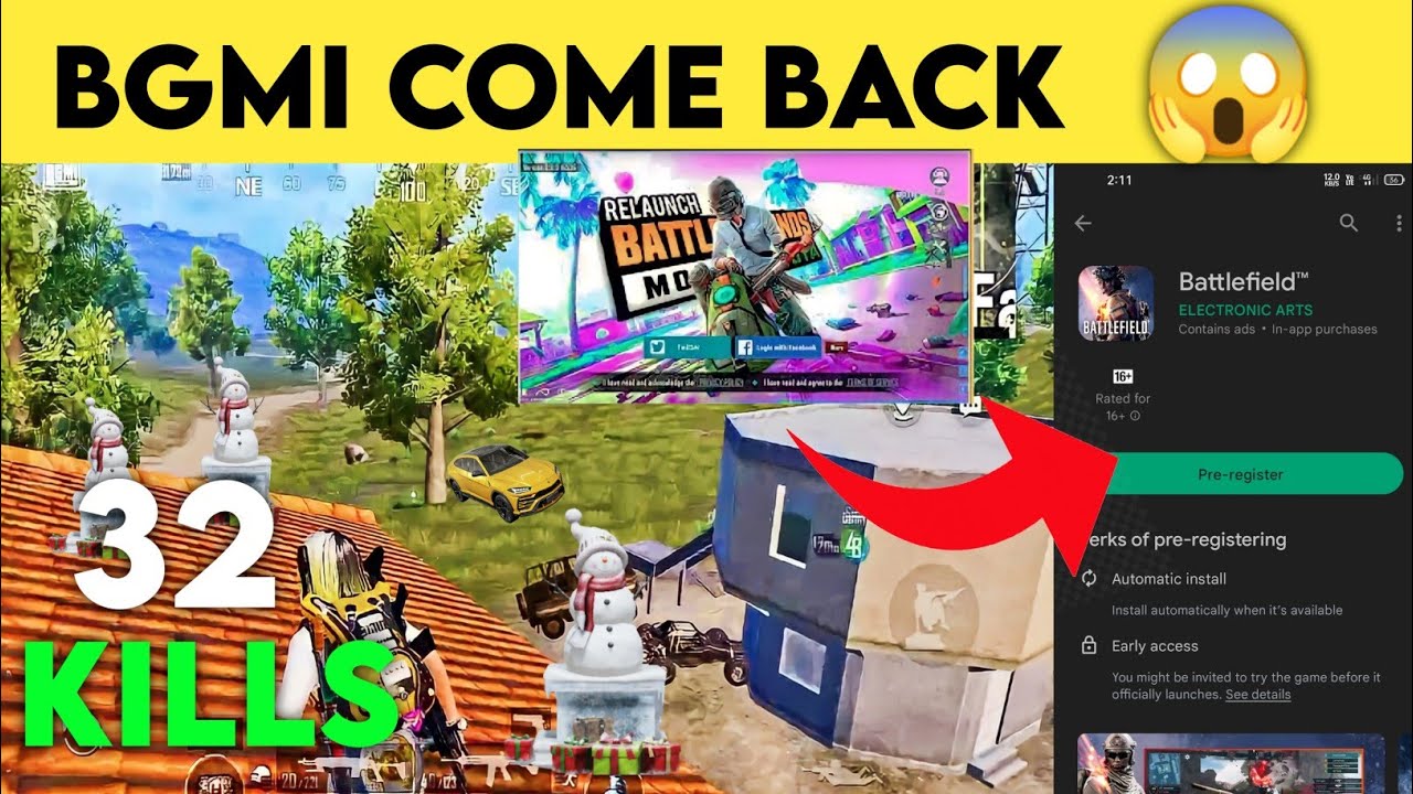 😱BGMI UNBAN GOOD NEWS FOR BGMI PLAYERS 🇮🇳 COME BACK BGMI - YouTube