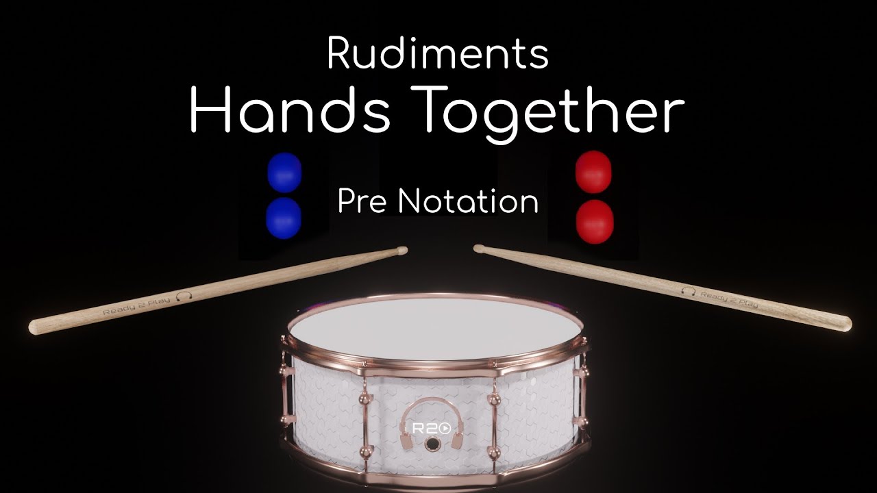 Snare - Hands Together Rudiment (Pre Notation) - YouTube