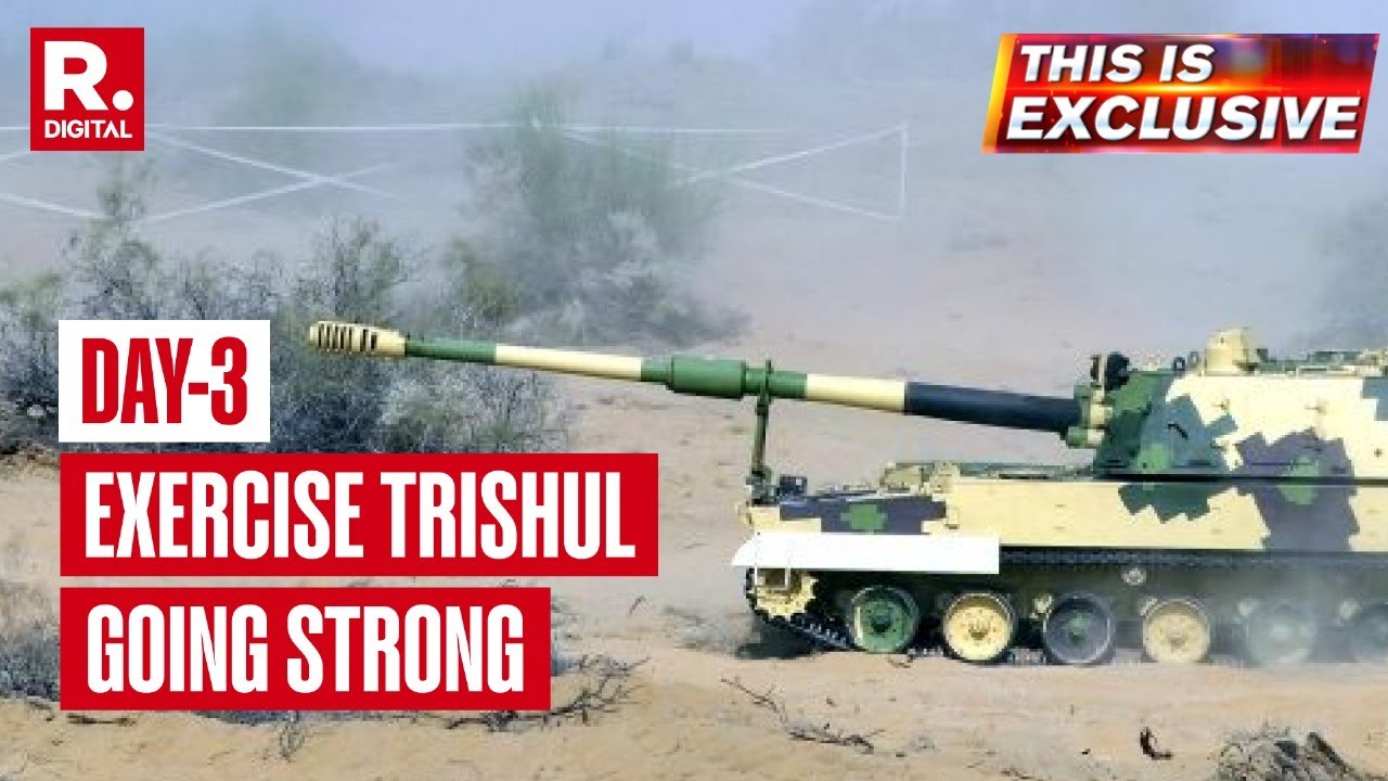 This Is Exclusive: Day-3 Of Tri-Services Trishul Exercises - YouTube