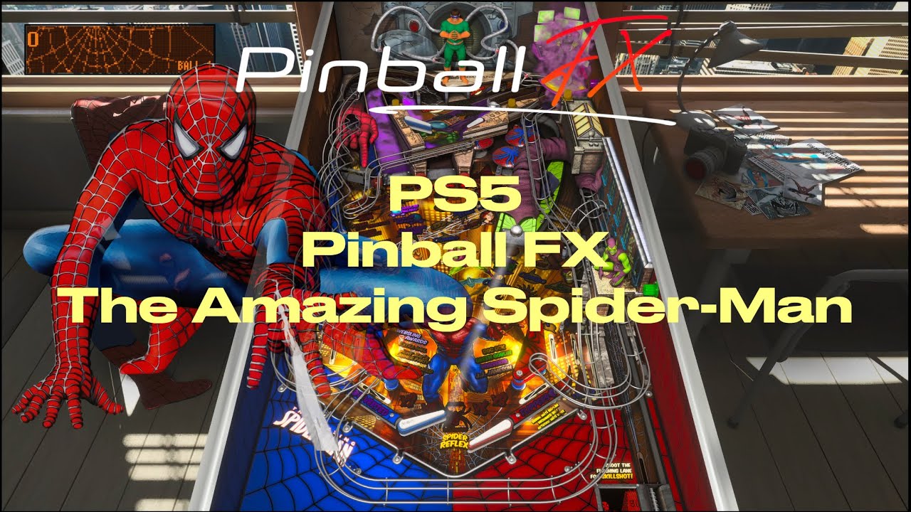 PS5 | Pinball FX | The Amazing Spider-Man | 4K | 148 Million Points ...