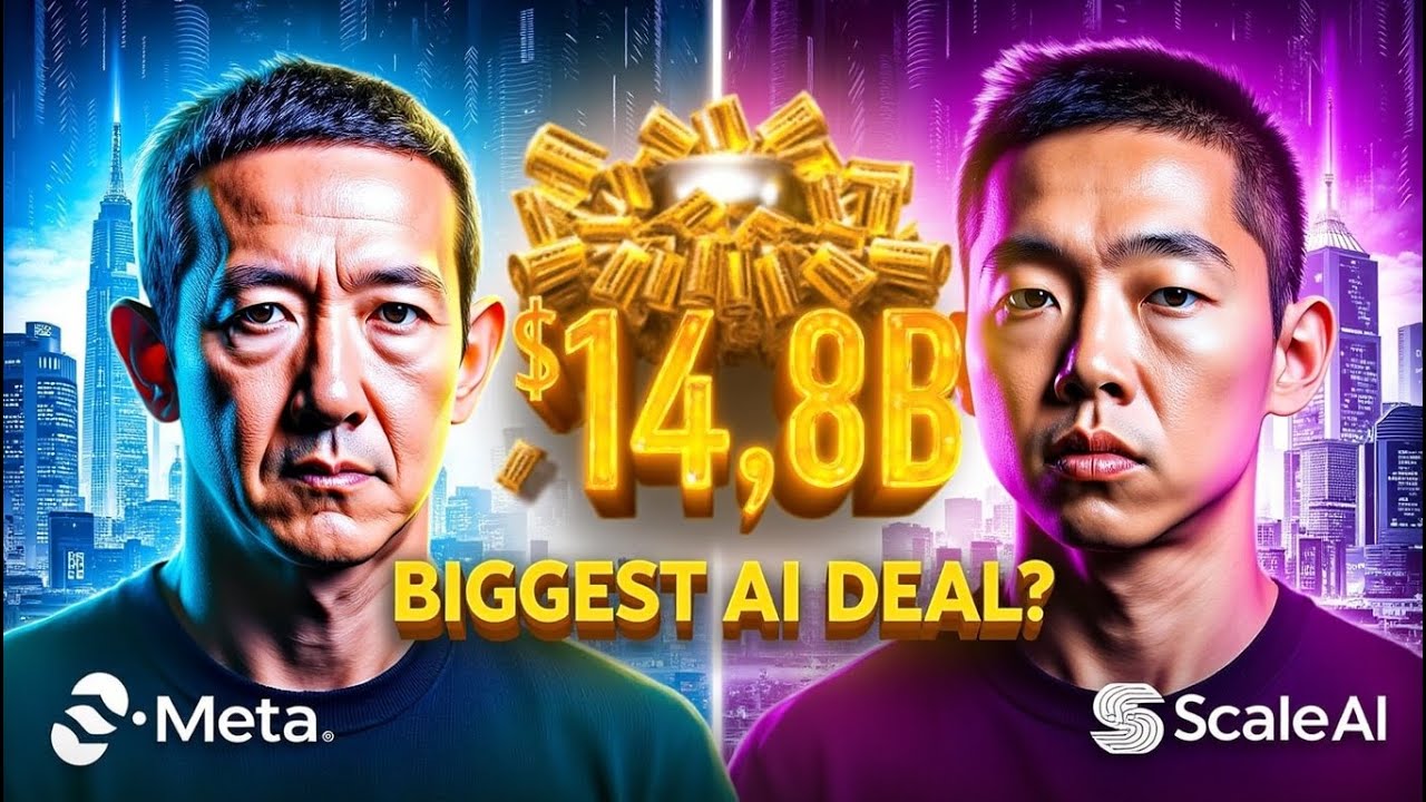 Meta's $14.8B Power Move: Inside the AI Deal with Scale & Alexandr Wang ...