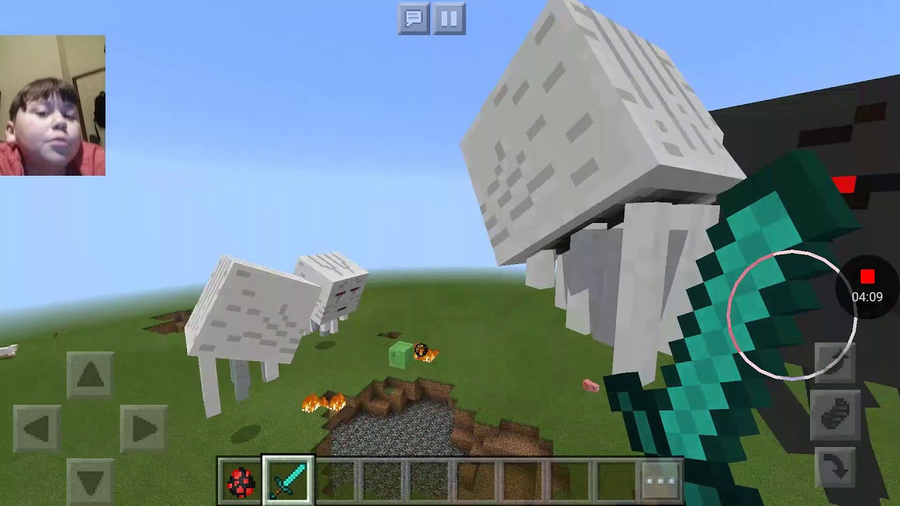 3 headed ghast boss addon - YouTube