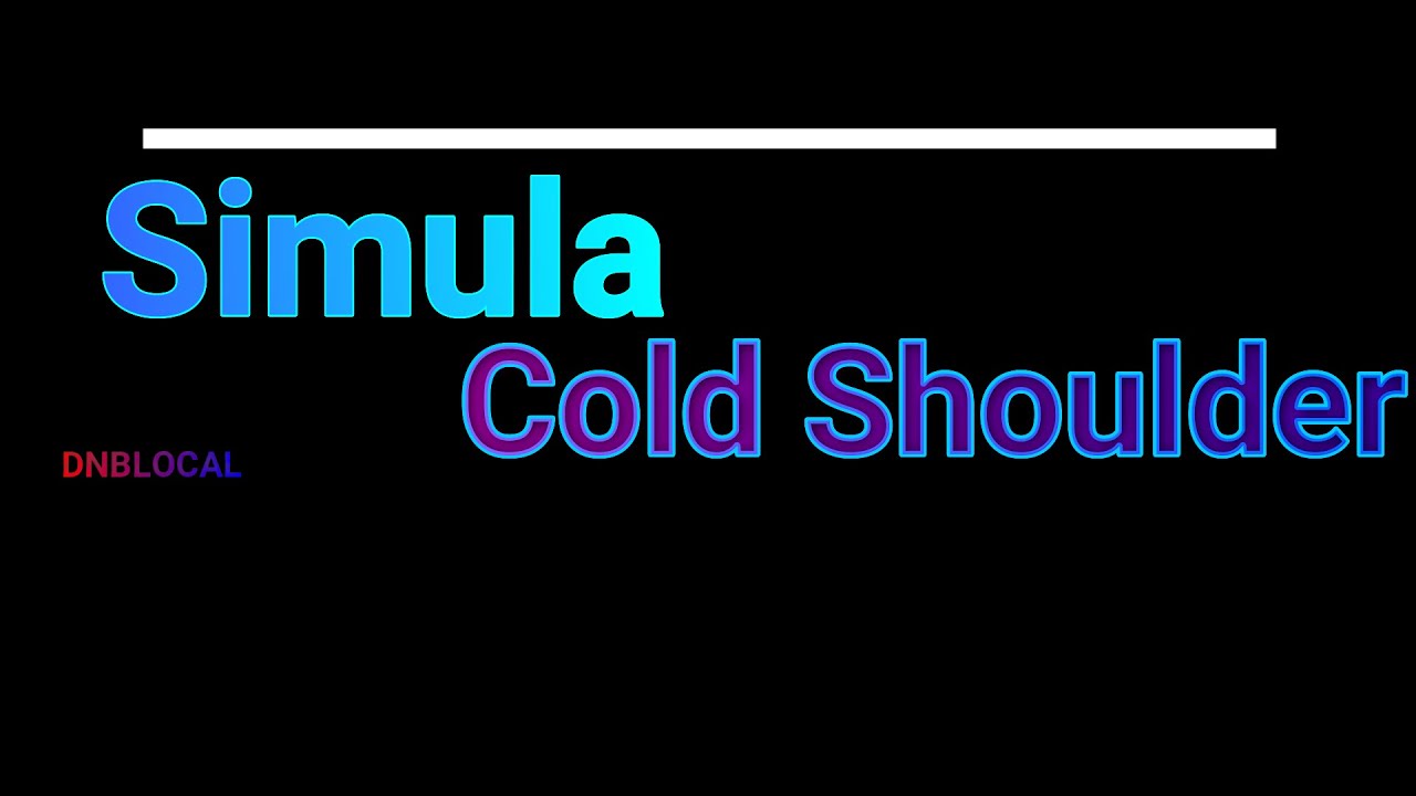 Simula Cold Shoulder - YouTube