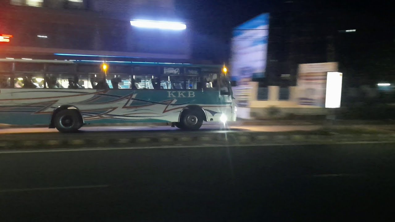 Night Buses from Udupi | Bus spotting -2 | #nammaudupi #udupi - YouTube
