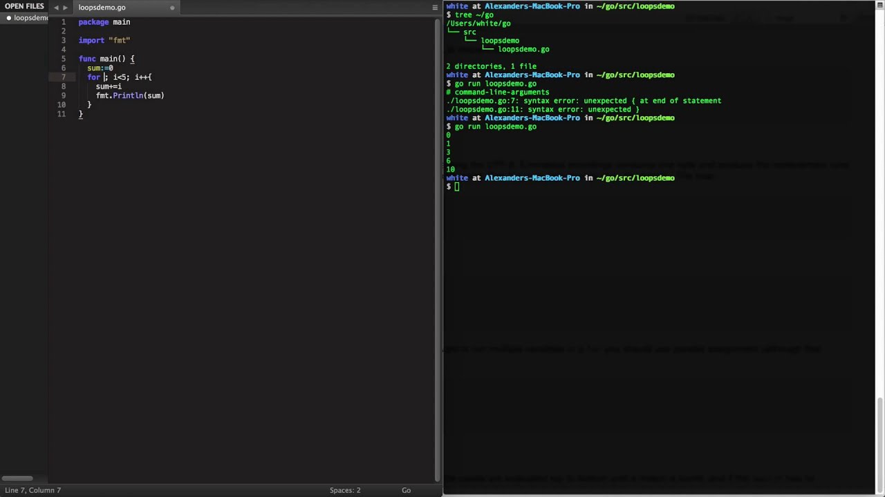 Golang 5 Loops Youtube