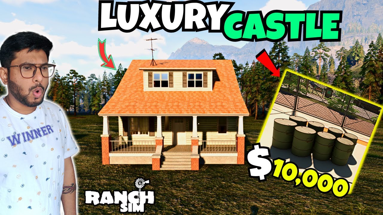 WE MAKE LUXURY HOUSE🔥 (10,000$ IN 1 DAY) IN RANCH SIMULATOR S2 #6 - YouTube