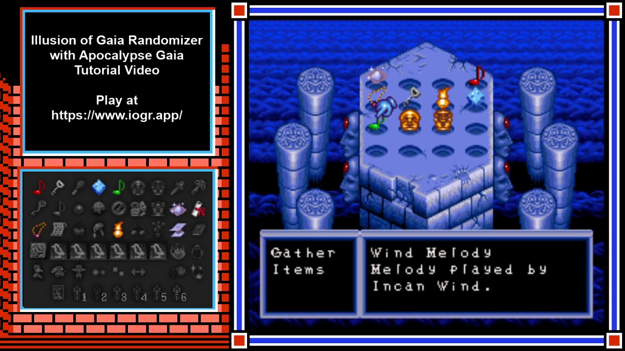 Illusion of Gaia Randomizer (+Apocalypse Gaia) Tutorial - YouTube