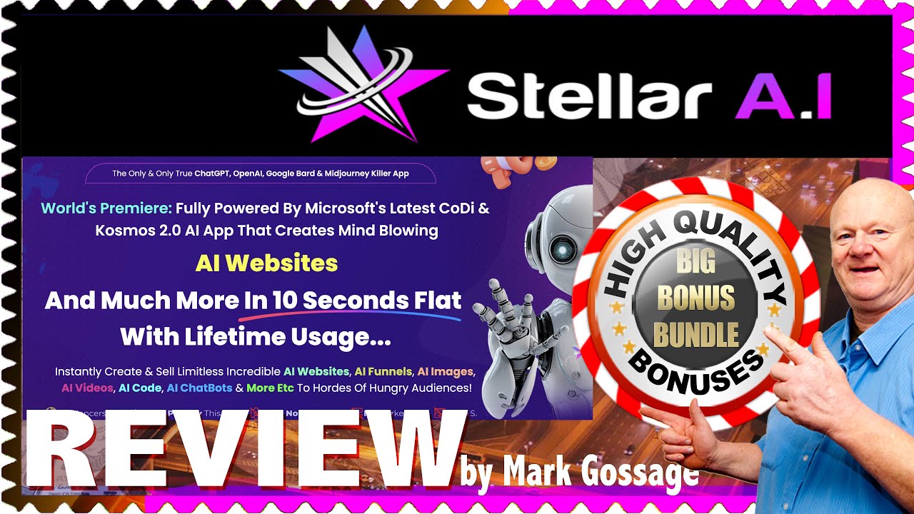 Stellar AI Review With Walkthrough Demo and 🚦 MASSIVE NEVER ENDING STELLAR AI 🤐 Bonuses 🚦 - YouTube