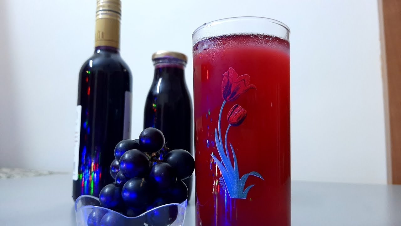 Grape Squash Recipe | No Preservatives| Easy Summer Drinks🍹 | Natural ...