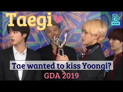 Taegi analysis: Taehyung wanted to kiss Yoongi? (GDA 2019)