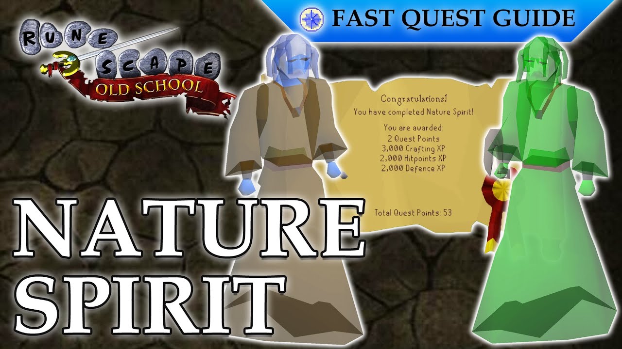 Nature Spirit Quest | OSRS Quality Quick Guide [2023] - YouTube