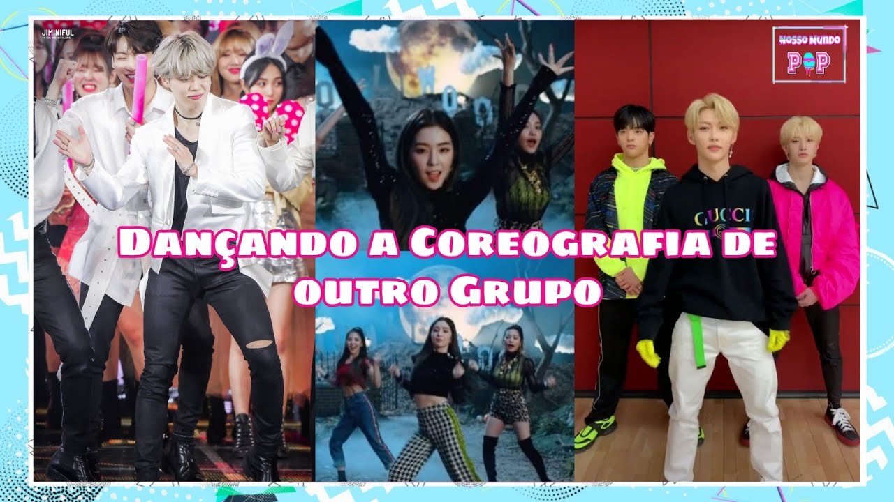 KPOP IDOLS DANCING TO OTHER KPOP GROUPS - YouTube