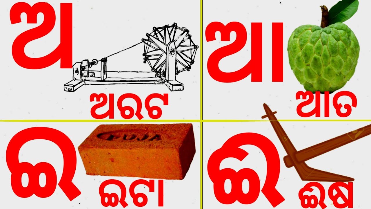 Odia BarnaMala ( ଓଡ଼ିଆ ବର୍ଣ୍ଣମାଳା ) | Odia Barnabodha | Odia Alphabets ...