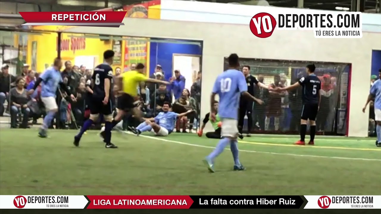 ¿Penal? Falta contra Hiber Ruiz y El Negro Sandoval la cobra para pasar ...