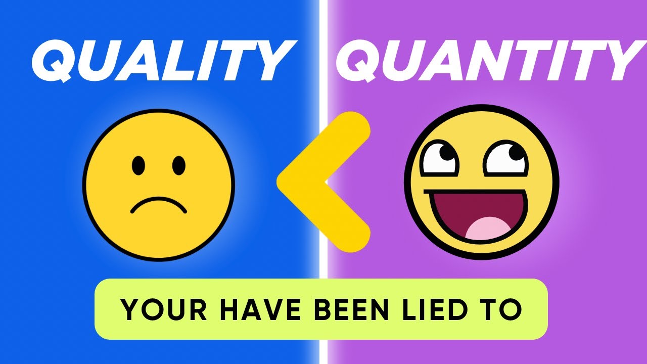 Why Success is More About Quantity Than Quality - YouTube