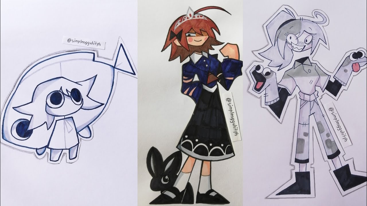 Fundamental Paper Education Drawing Compilation Part 3 | Simpleng Guhit ...