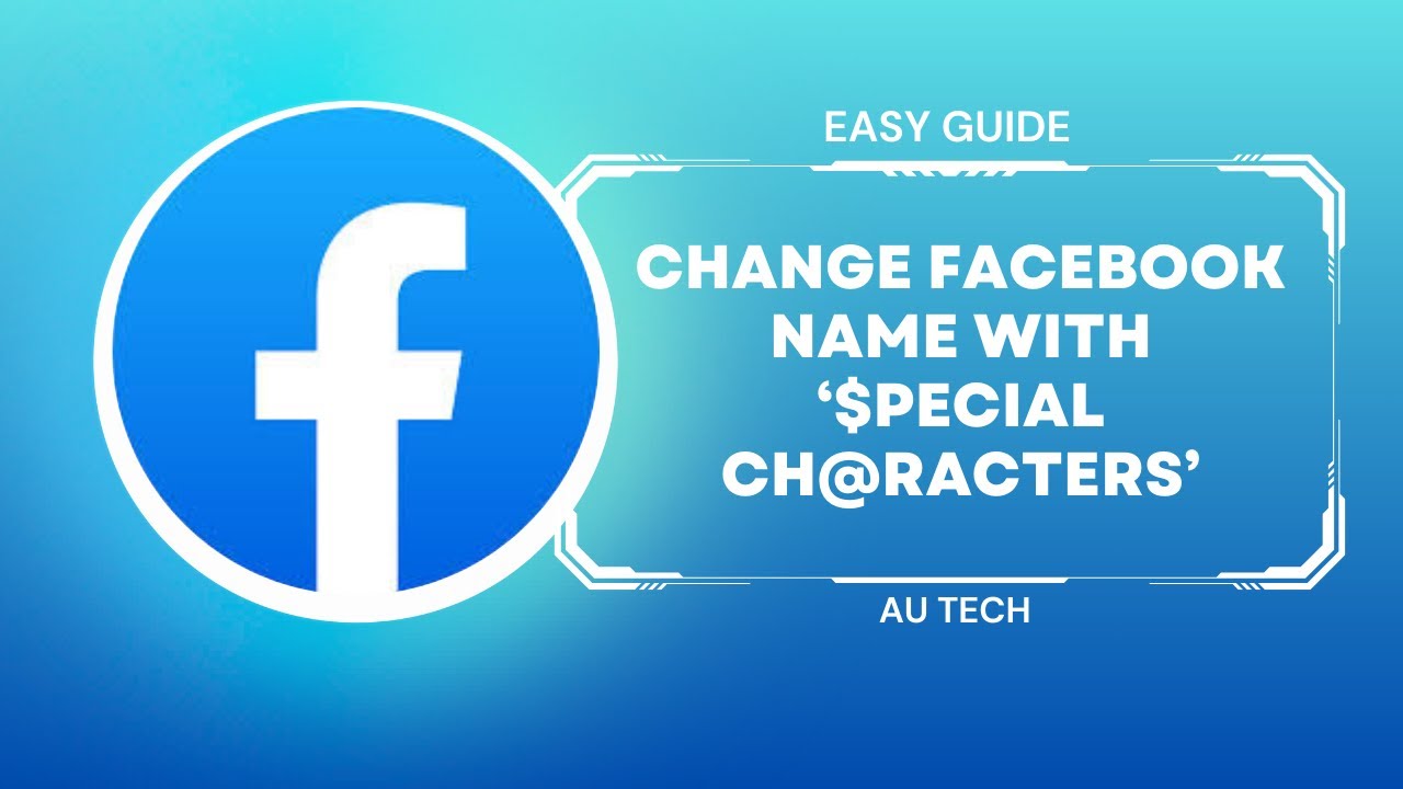 How to Change Facebook Name With Special Characters 2024 - YouTube