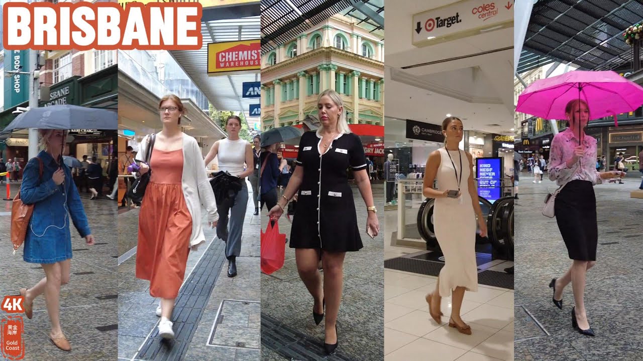 [4k] Explore Brisbane Raining Tuesday 19 November 2024 | Queensland ...