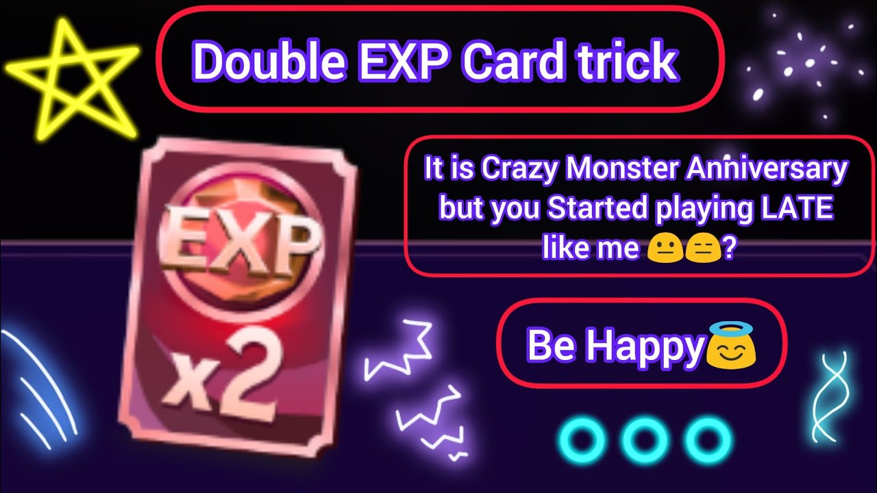 Double EXP Card trick💡 Starmaker Crazy Monster game #crazymonster # ...