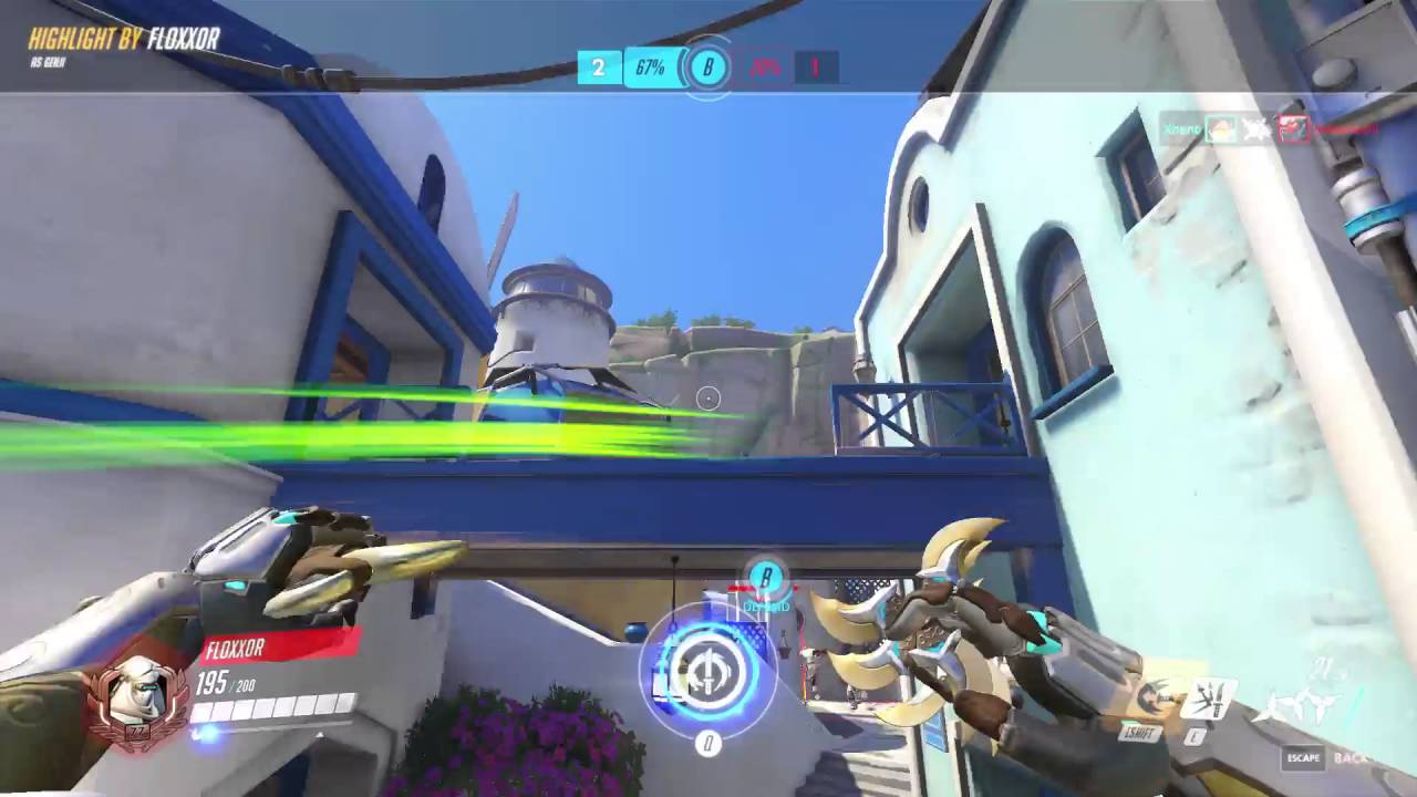 Overwatch - Genji Ledge Dash Trick Highlight - YouTube