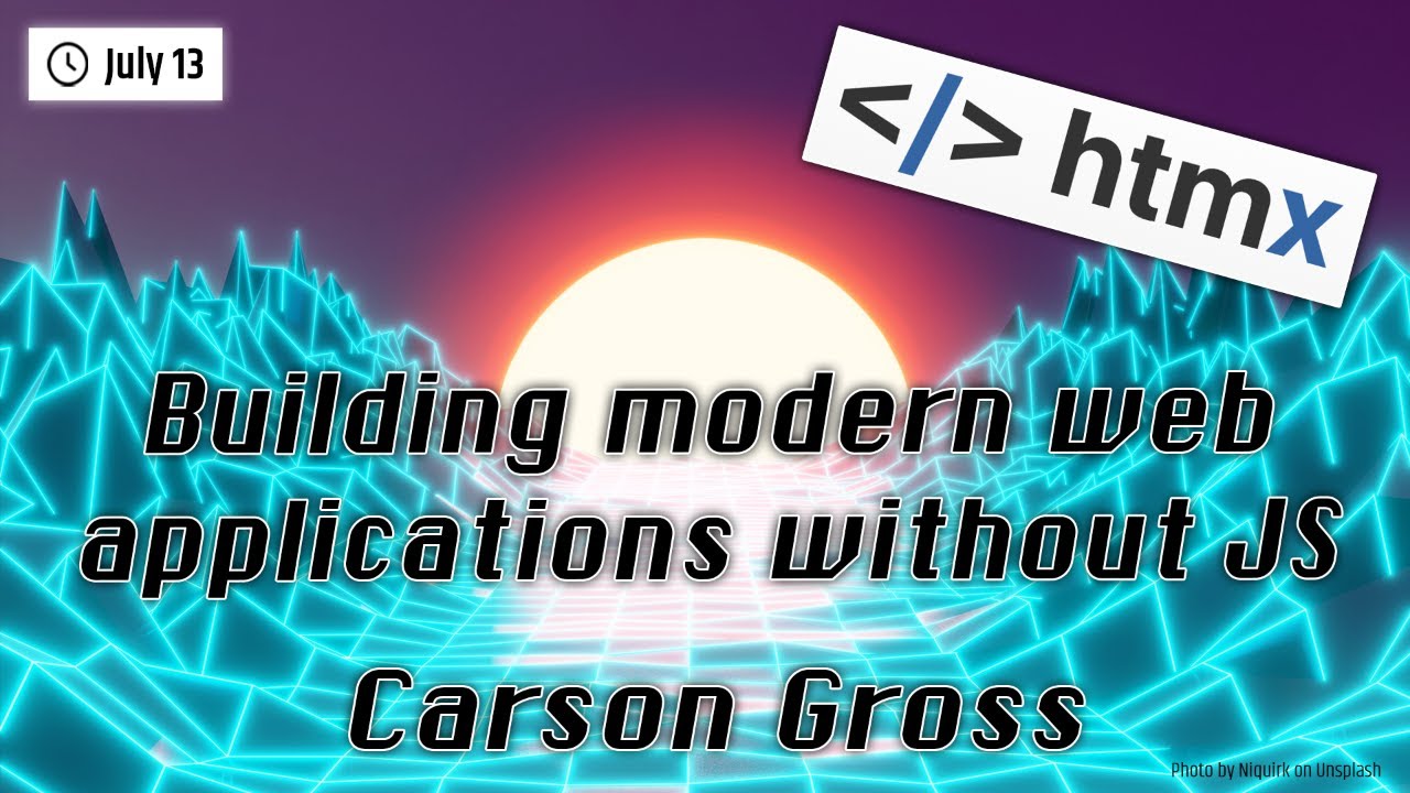 Htmx Building Modern Web Applications Without Js With Carson Gross Youtube