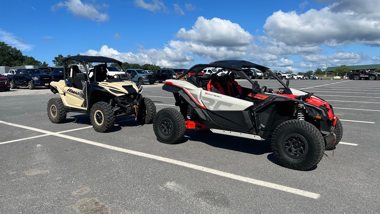 CanAm X3 XRC RR and Yamaha RMax 1000 at AOAA - YouTube